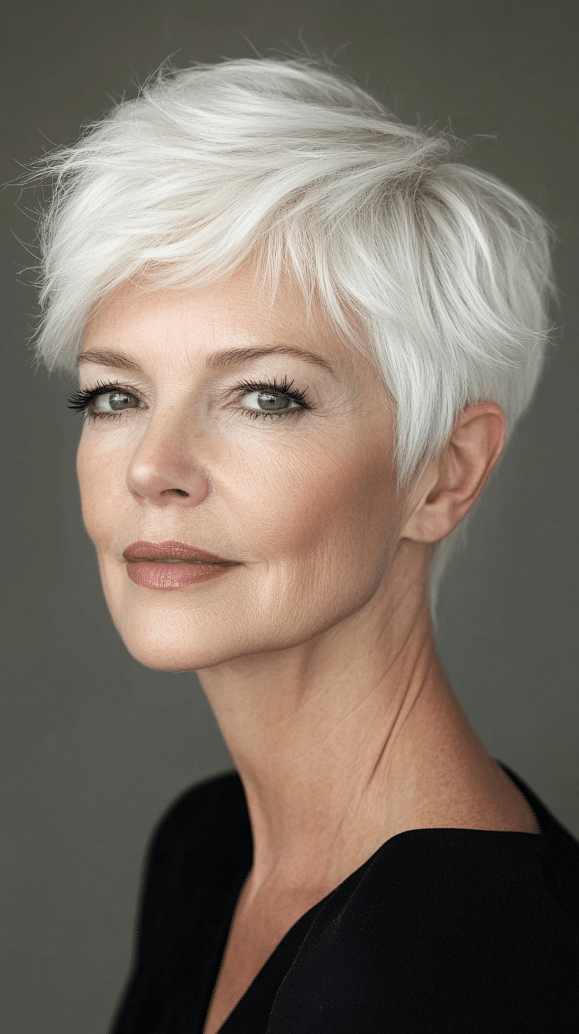 41 Stunning Short Hairstyles For Women Over 50 With Fine Hair That Add ...