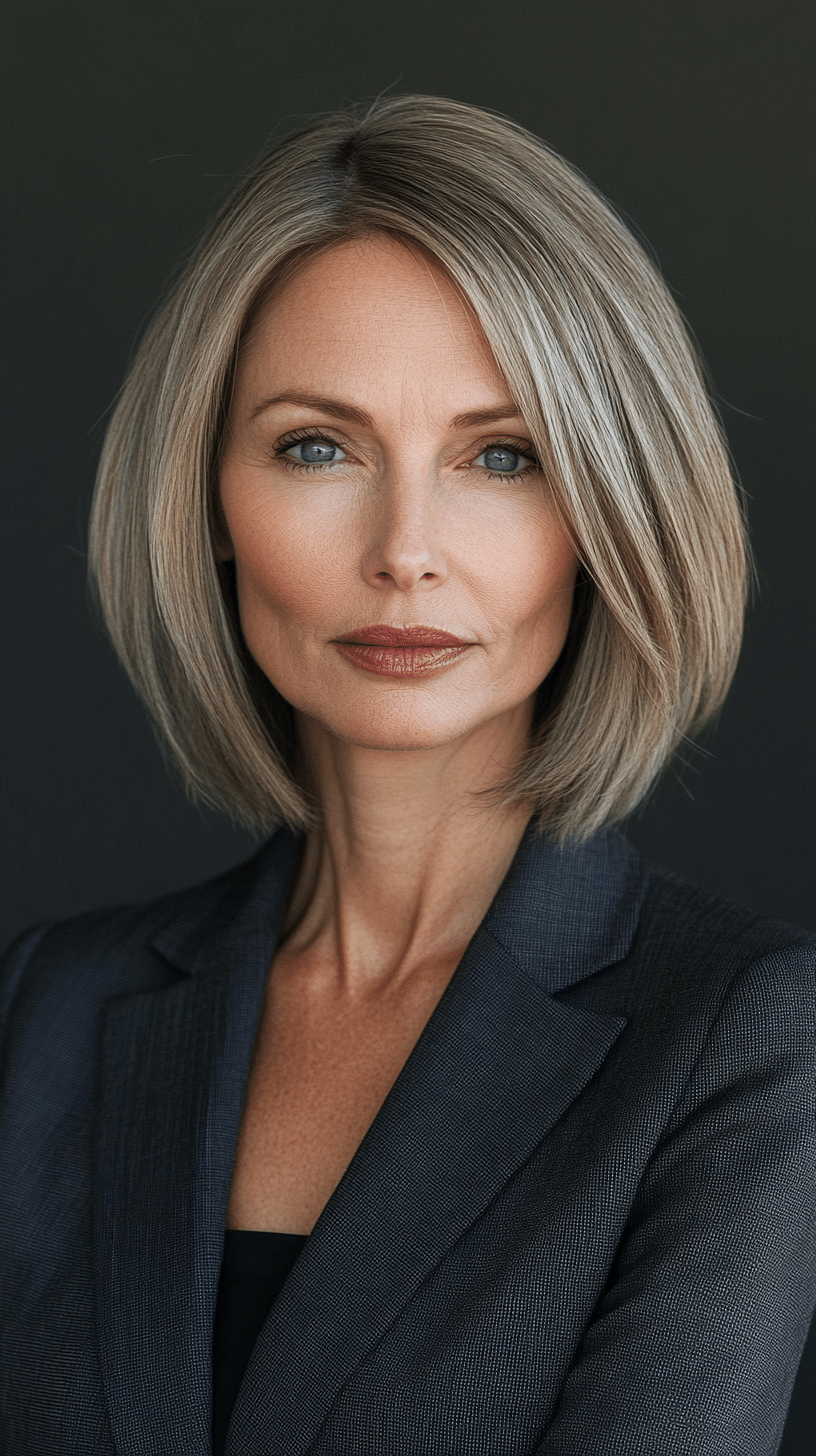 30 Modern Bob Haircuts for Women Over 50 - Wig Superstore