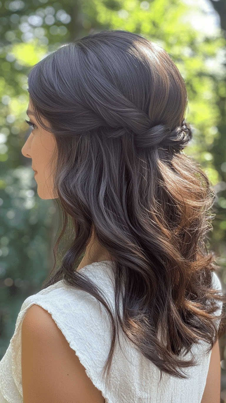 15 Gorgeous Half Up Half Down Hair Styles You Can Do in Minutes
