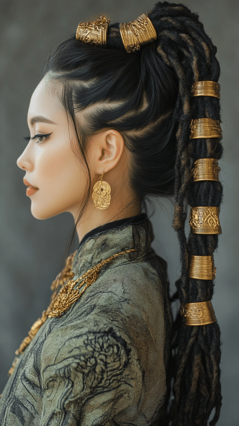 14 Simple Yet Stylish Updo Hairstyles for Dreads - Wig Superstore