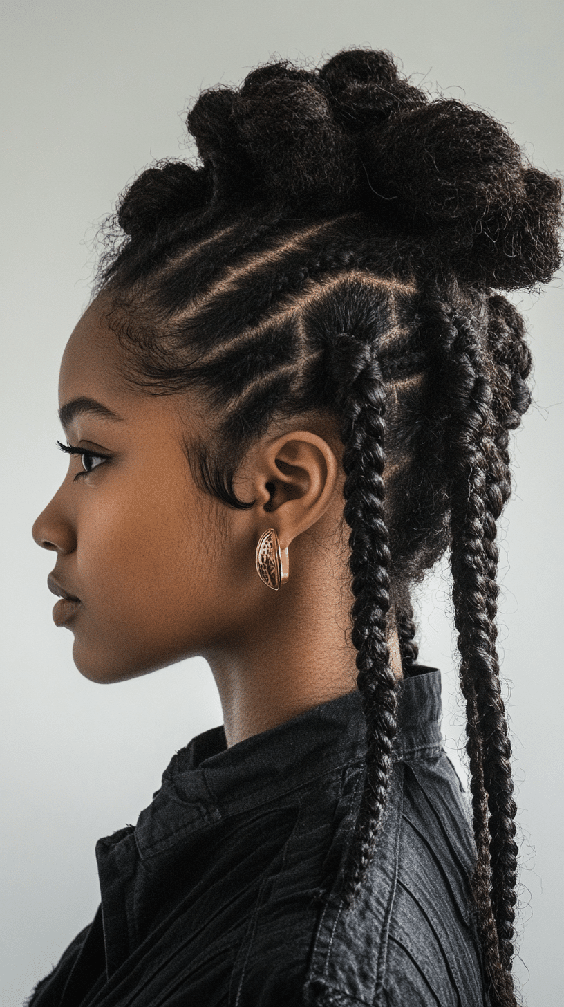15 Easy Cornrow Braids for Black Women to Try at Home
