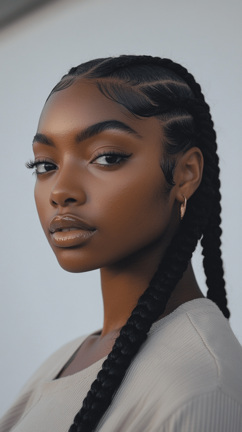 15 Easy Cornrow Braids for Black Women to Try at Home