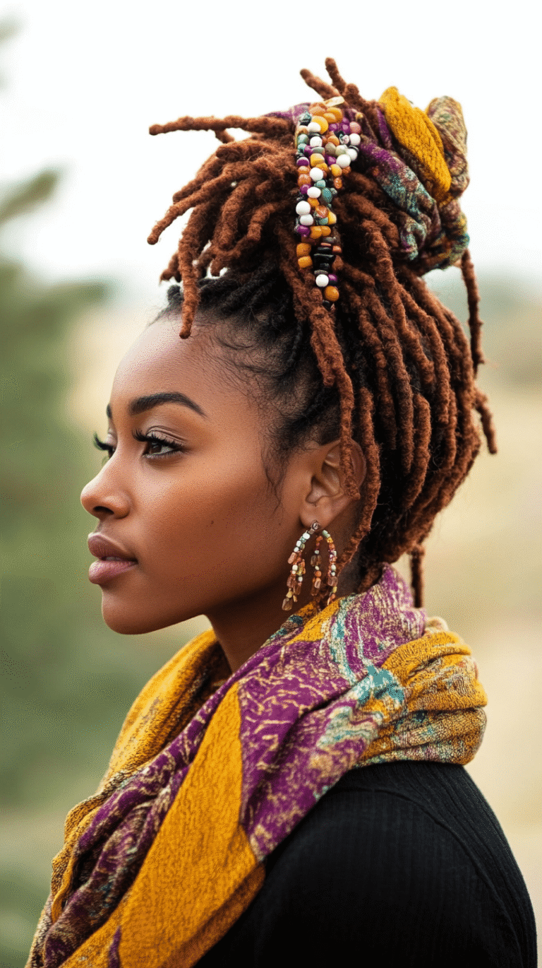 14 Simple Yet Stylish Updo Hairstyles for Dreads - Wig Superstore