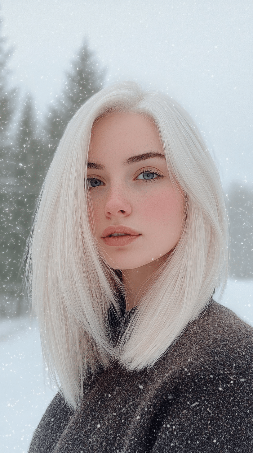 18 Stunning Icy Blonde Hair Color Ideas for a Fresh Winter Look