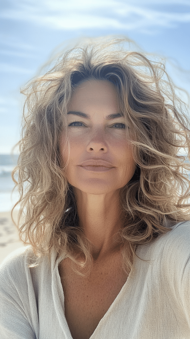25 Gorgeous Short Hairstyles for Curly Hair for Women Over 40