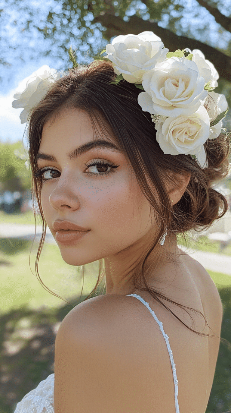 25 Half Up Formal Hairstyles with Accessories for Extra Glam - Wig ...