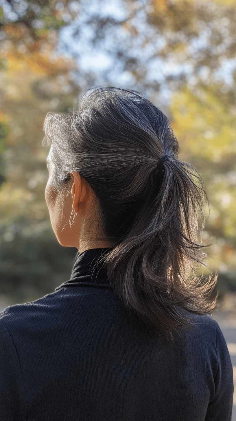 27 Low-Maintenance Ponytail Hairstyles for Older Women
