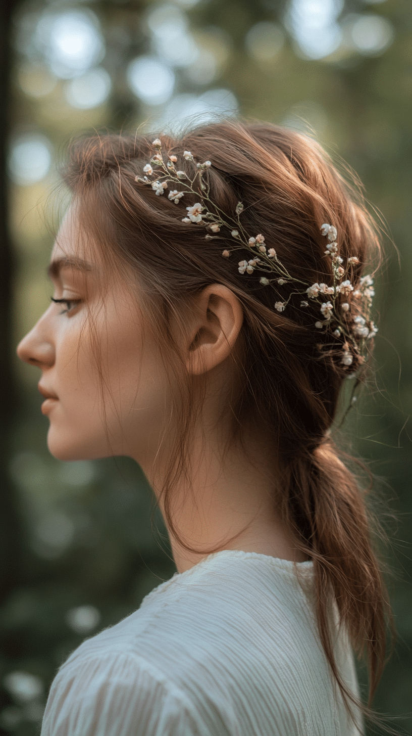 25 Half Up Formal Hairstyles with Accessories for Extra Glam - Wig ...