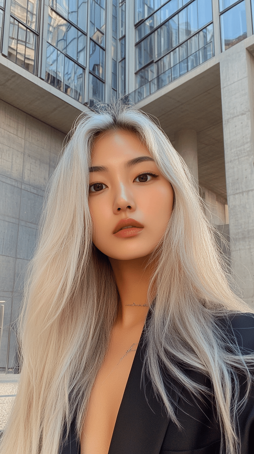 24 Fresh Blonde Hair Color Ideas for Asian Women to Light Up Your Style