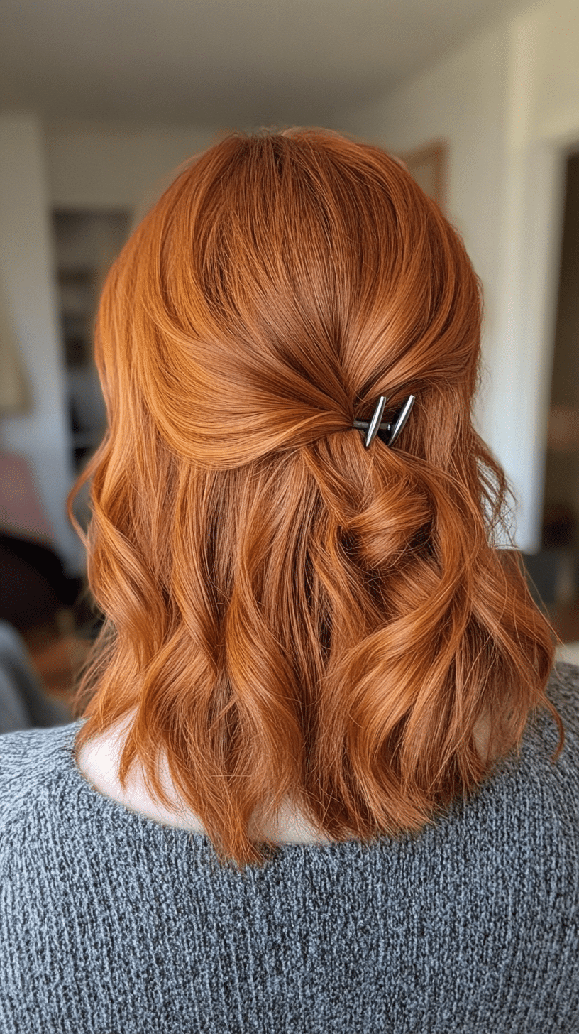 15 Effortless Half Up Claw Clip Hairstyles You Can Do in Minutes - Wig ...