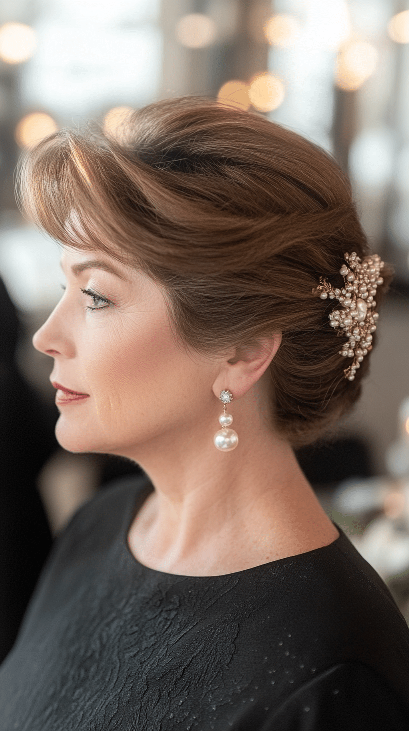 25 Half Up Formal Hairstyles with Accessories for Extra Glam - Wig ...