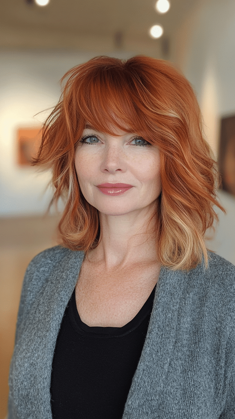 35 Modern Copper Hair Color Ideas for Women Over 40