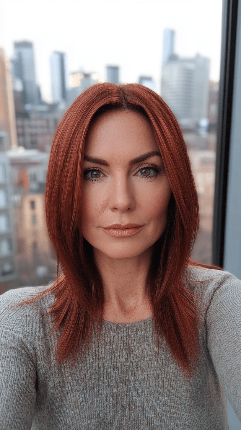 35 Modern Copper Hair Color Ideas for Women Over 40