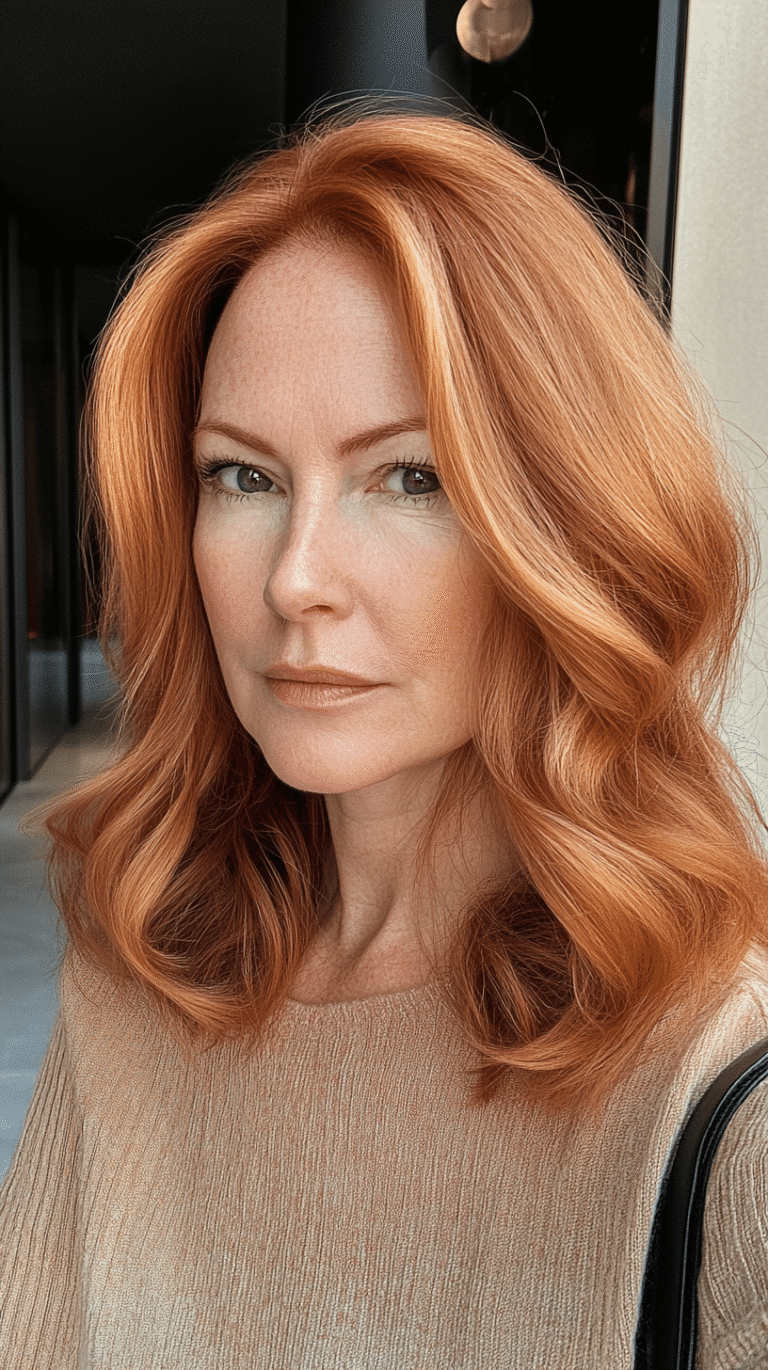 35 Modern Copper Hair Color Ideas for Women Over 40