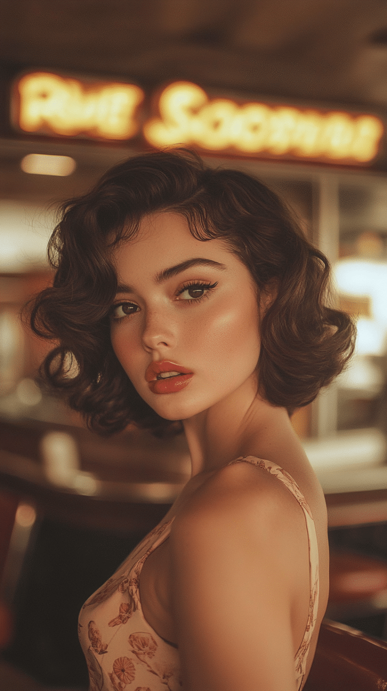 25 Curly Shoulder Length Hair Styles That Add Bounce and Shine