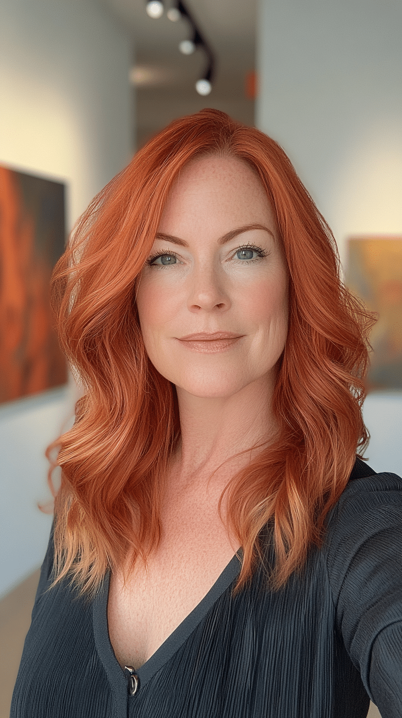 35 Modern Copper Hair Color Ideas for Women Over 40