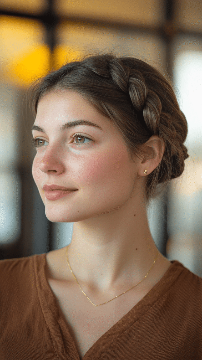 25 Casual Updos for Short Hair for Everyday Wear
