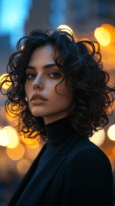 25 Curly Shoulder Length Hair Styles That Add Bounce and Shine