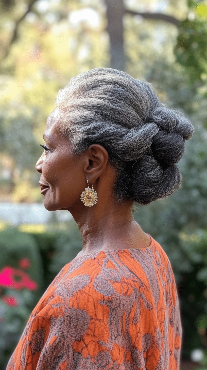 20 Messy Buns for Women Over 60 That Are Effortlessly Chic