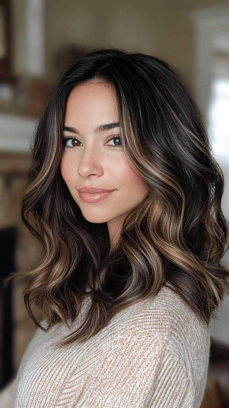 20 Trendy Dark Brown Hair With Brown Highlights You’ll Love - Wig ...