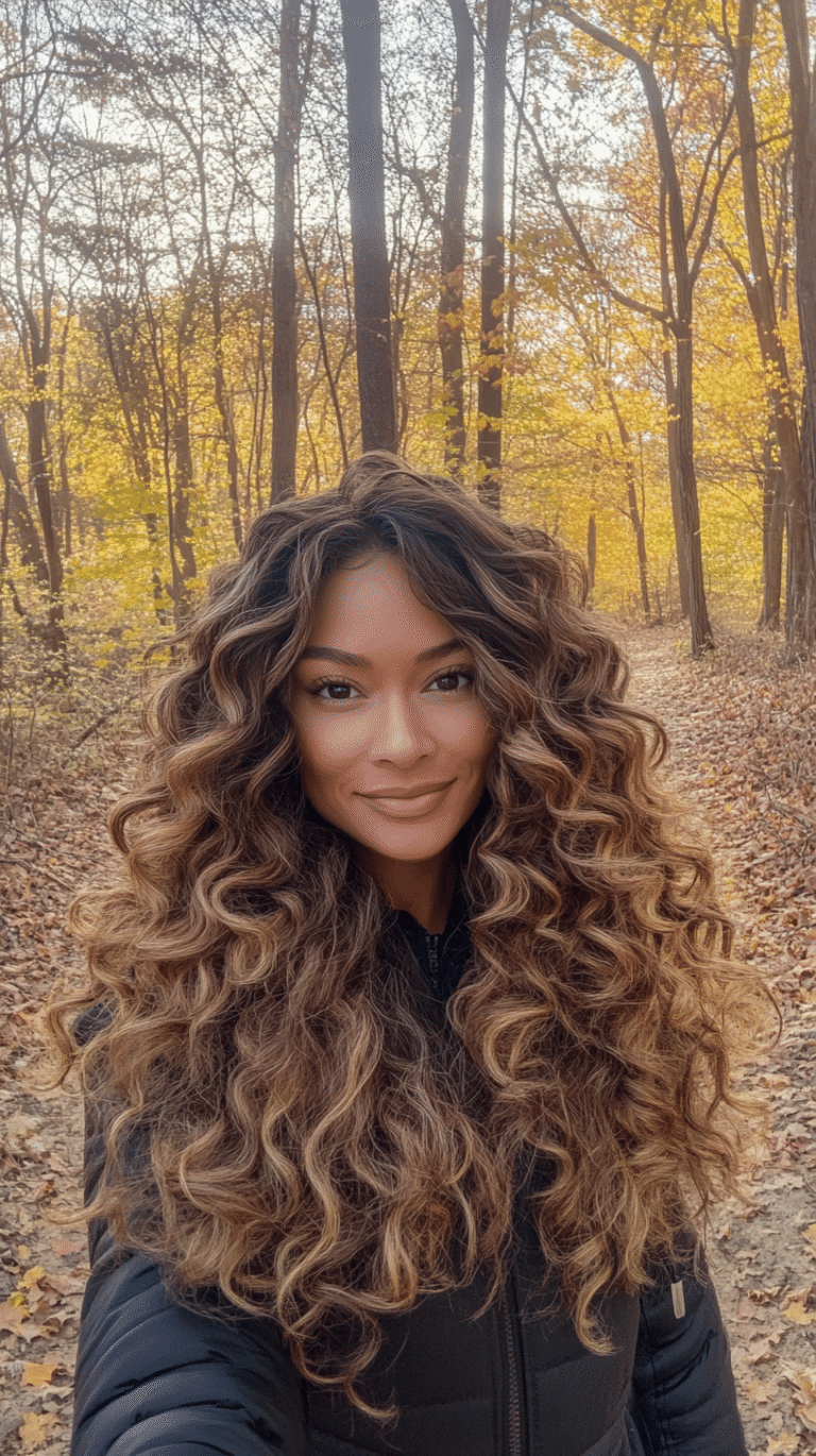 26 Flattering Balayage Ideas for Naturally Curly Hair