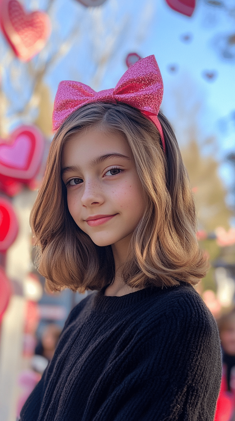 18 Easy Valentines Day Hairstyles for Kids That Look Adorable