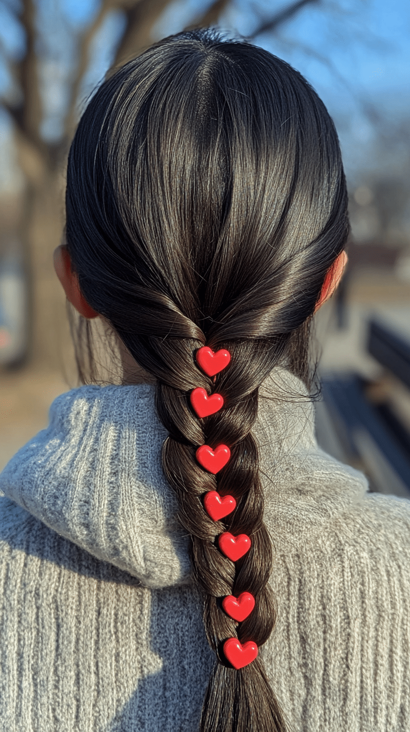 18 Easy Valentines Day Hairstyles for Kids That Look Adorable