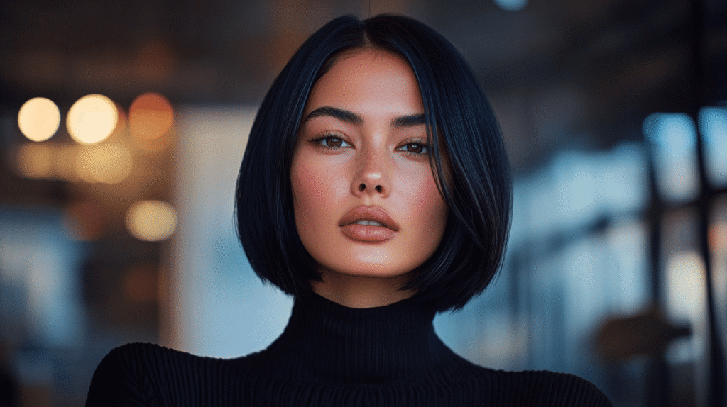 26 Glossy Black Hair Color Ideas for a Bold New You