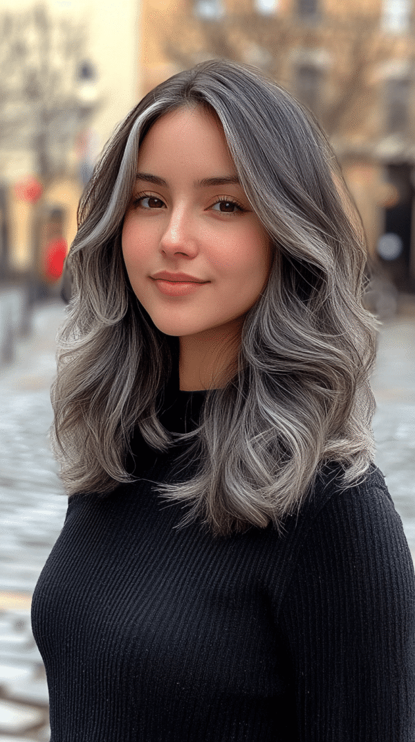 26 Black and Gray Hair Color Ideas That Suit Any Skin Tone