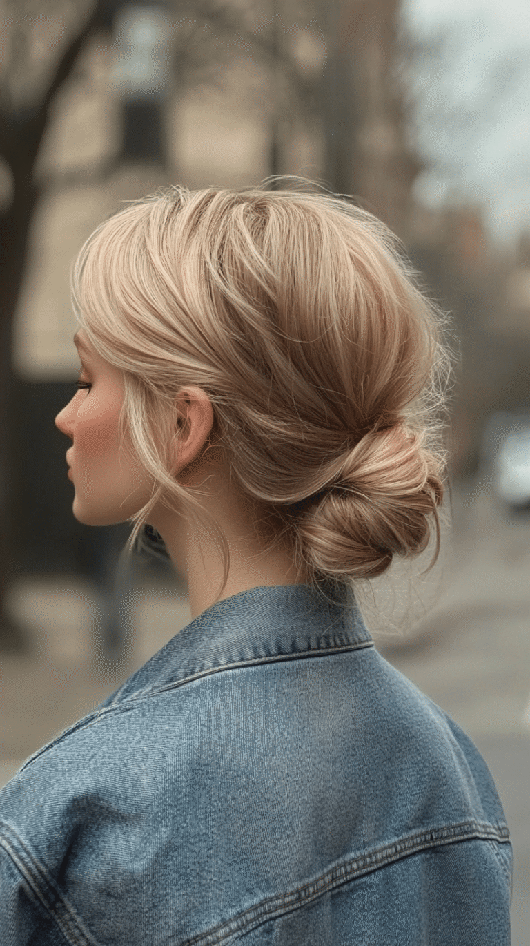 25 Low Bun Hairstyles for Round Faces That Flatter Every Angle