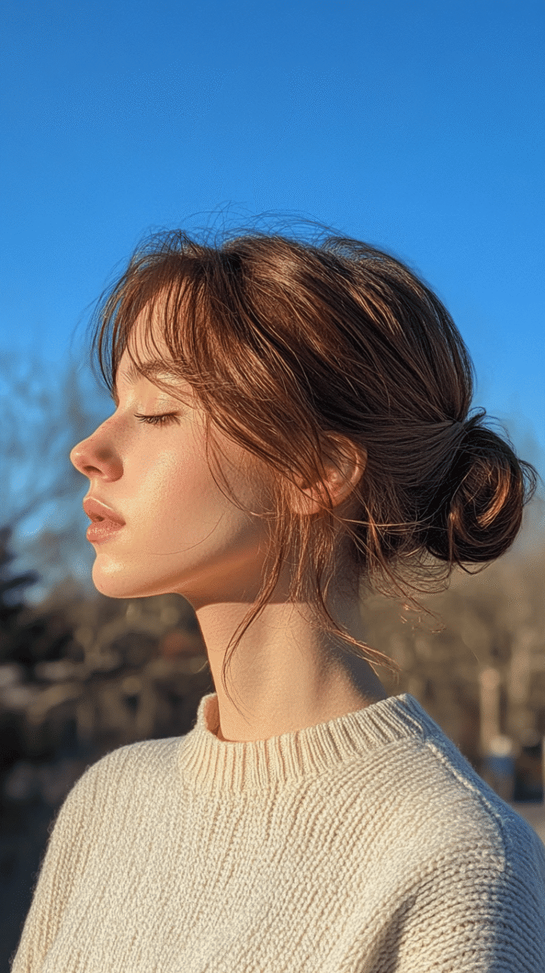 25 Low Bun Hairstyles for Round Faces That Flatter Every Angle