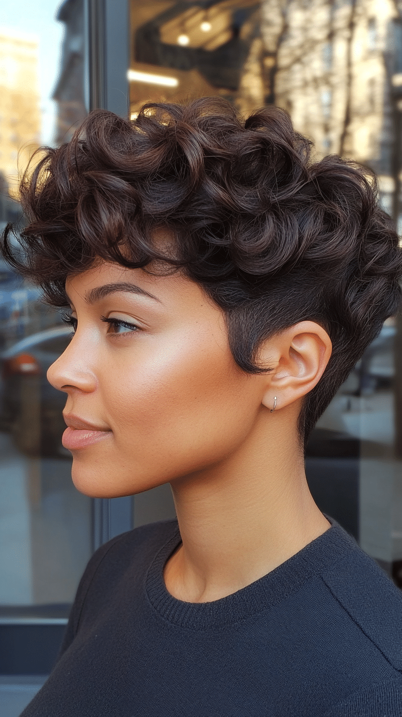 15 Low-Maintenance Dark Brown Curly Hair Styles for Busy Women