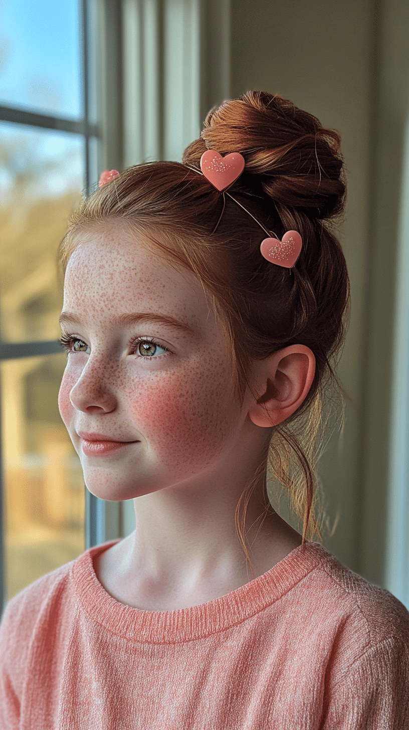 18 Easy Valentines Day Hairstyles for Kids That Look Adorable