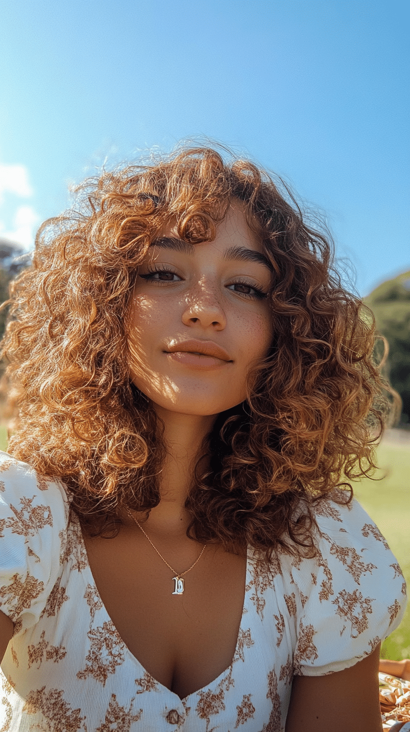 26 Flattering Balayage Ideas for Naturally Curly Hair