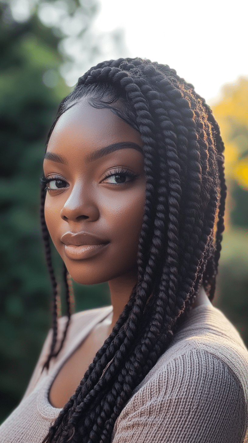 15 Effortless Goddess Twist Braids for a Protective and Stylish Look