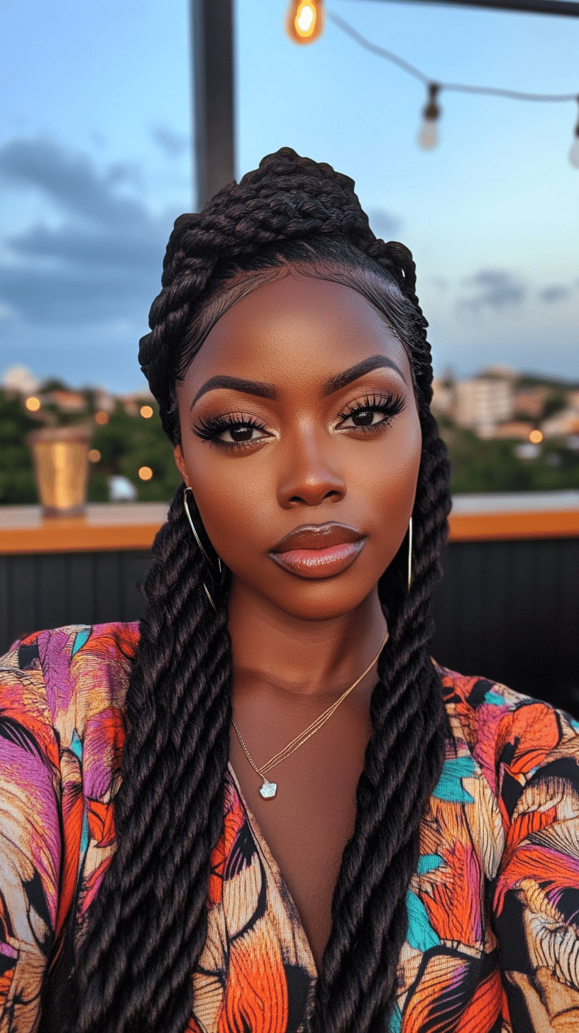 15 Effortless Goddess Twist Braids for a Protective and Stylish Look