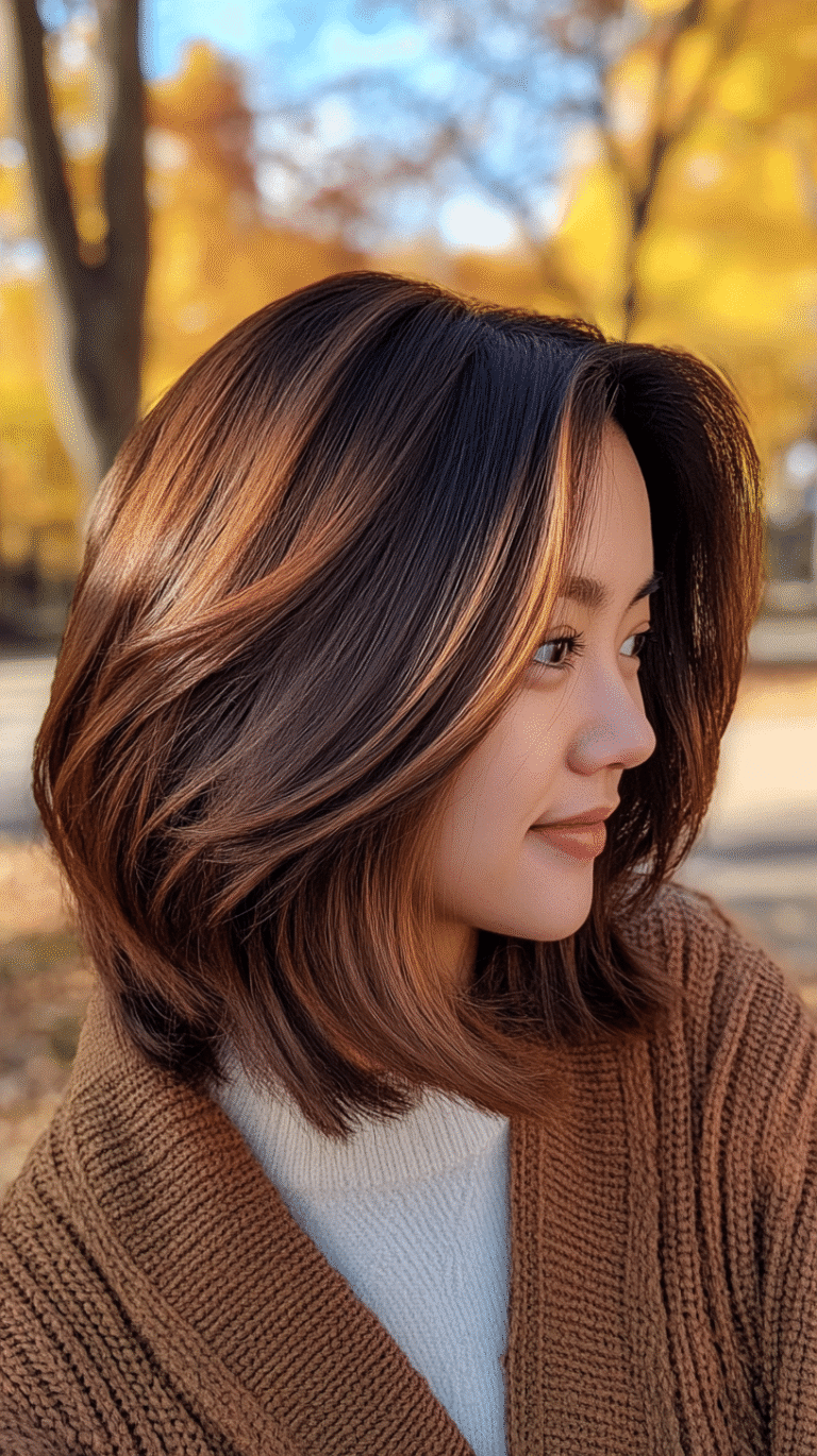 25 Flattering Hair Colors for Layered Stacked Bob Haircut