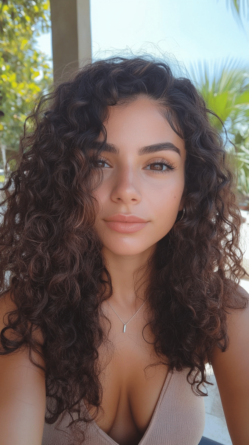 19 Simple Mixed Curly Hair Styles for a Casual Look