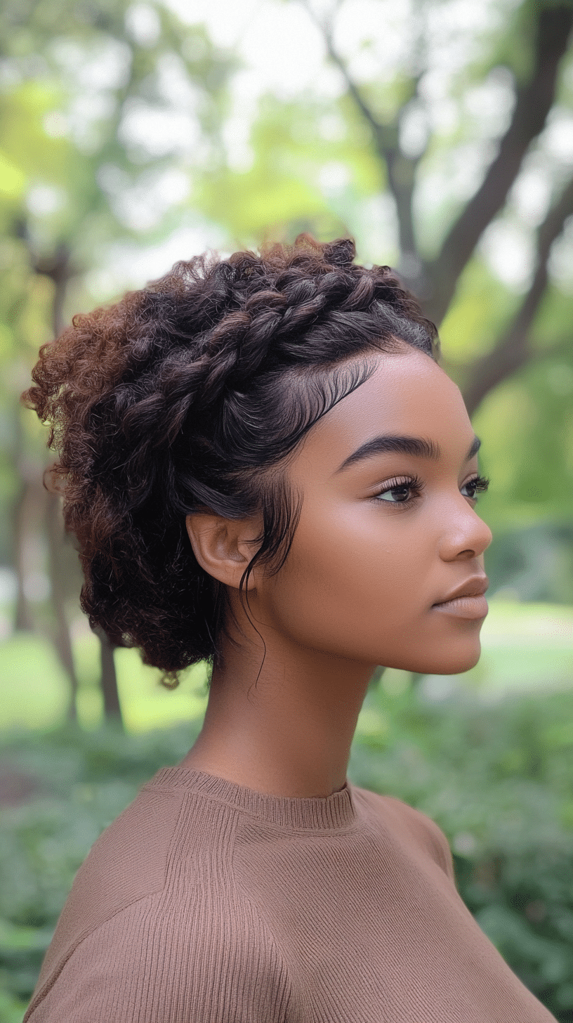 19 Simple Mixed Curly Hair Styles for a Casual Look