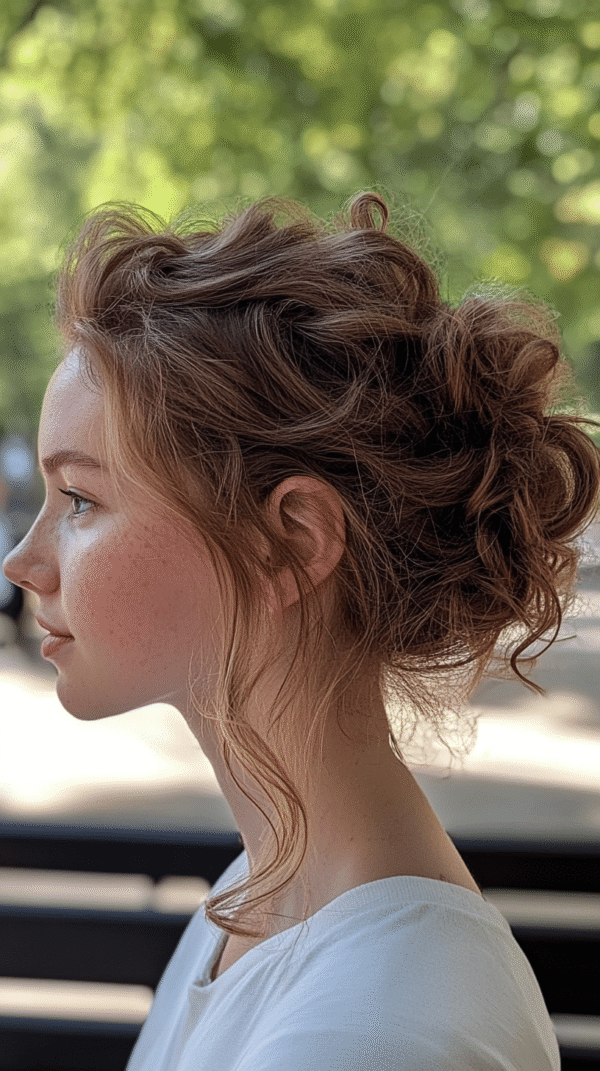 25 Easy Curly Bun Hairstyles You Can Do in Minutes