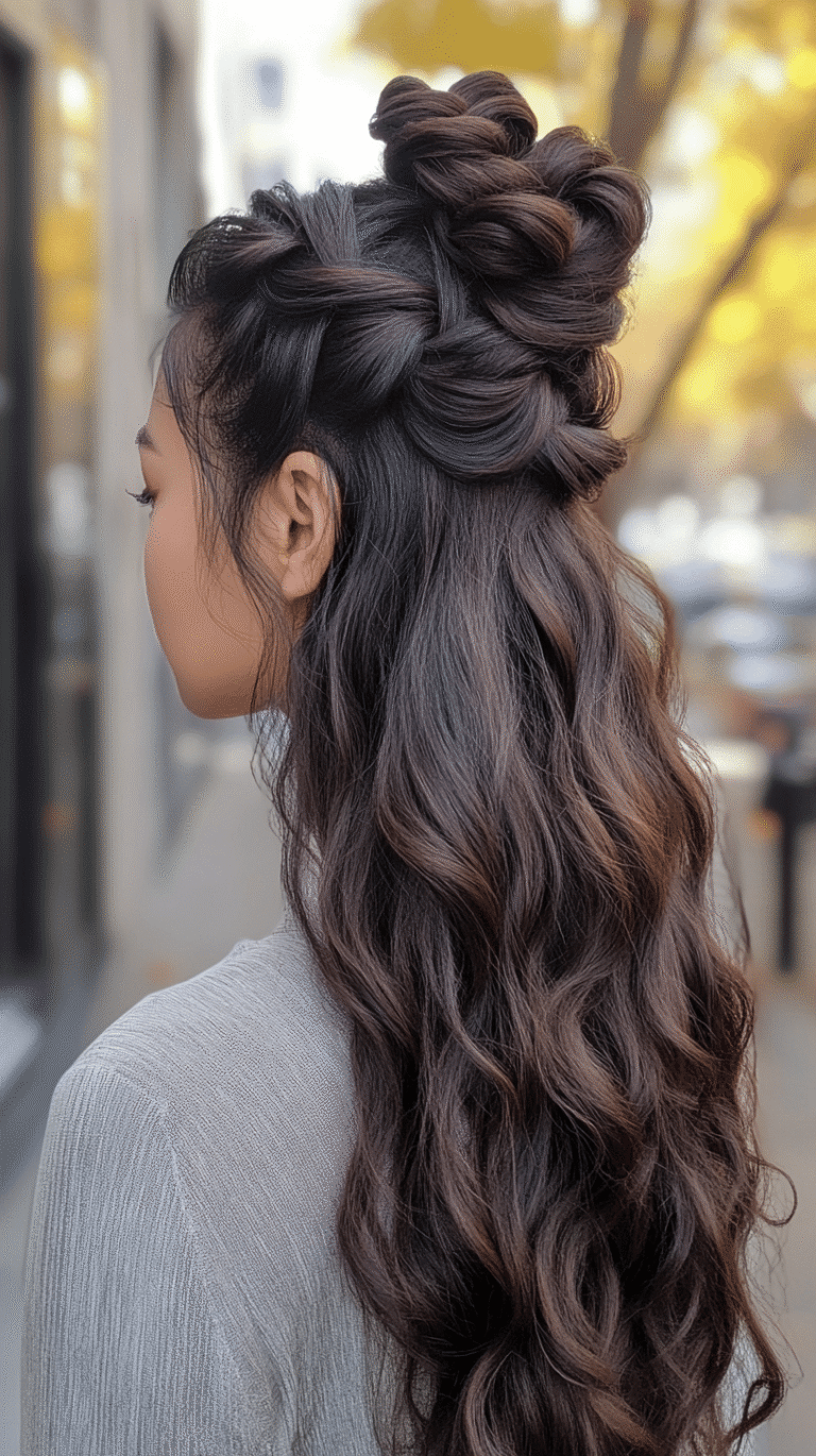 25 Easy Curly Bun Hairstyles You Can Do in Minutes