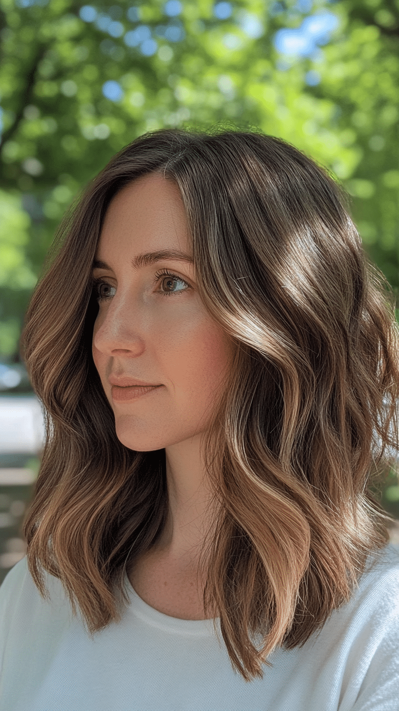 33 Must-Try Shoulder Length Brown Hair Styles with a Twist