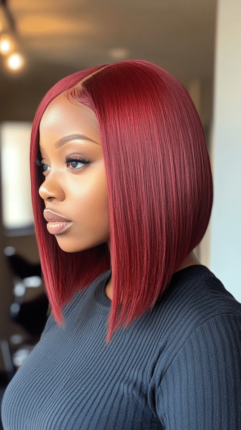 21 Trendy Red Bob Hairstyles for a Fresh Update