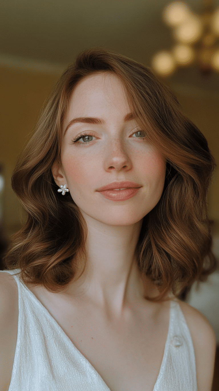 33 Must-Try Shoulder Length Brown Hair Styles with a Twist