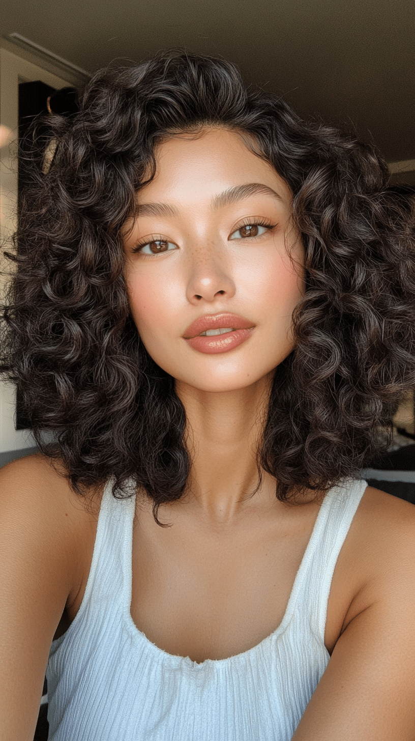 30 Ways to Style Shoulder Length Curly Hair Effortlessly