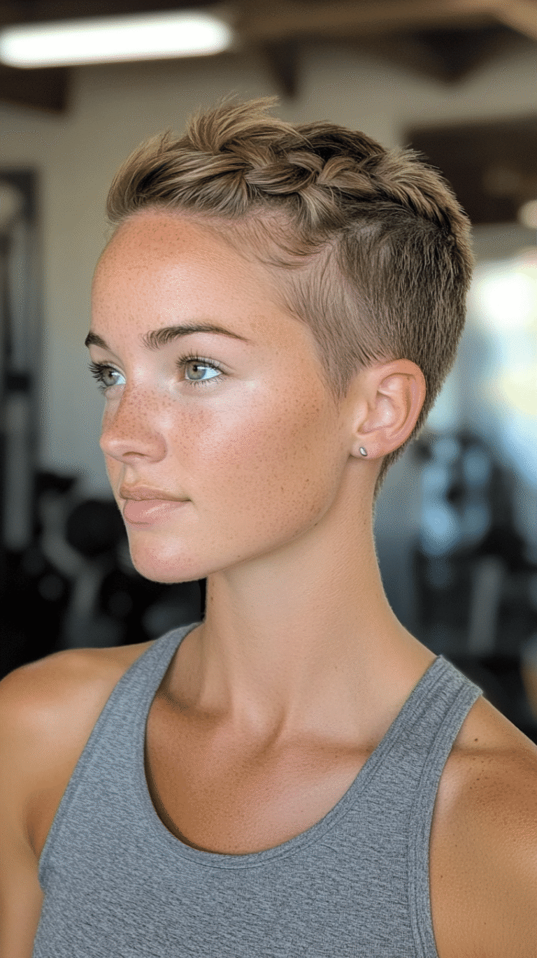 26 Best Gym Hairstyles for Short Hair That Stay Put