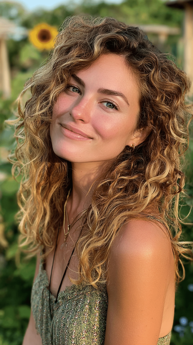 30 Curly Hair Cuts for Round Faces That Flatter Every Curl
