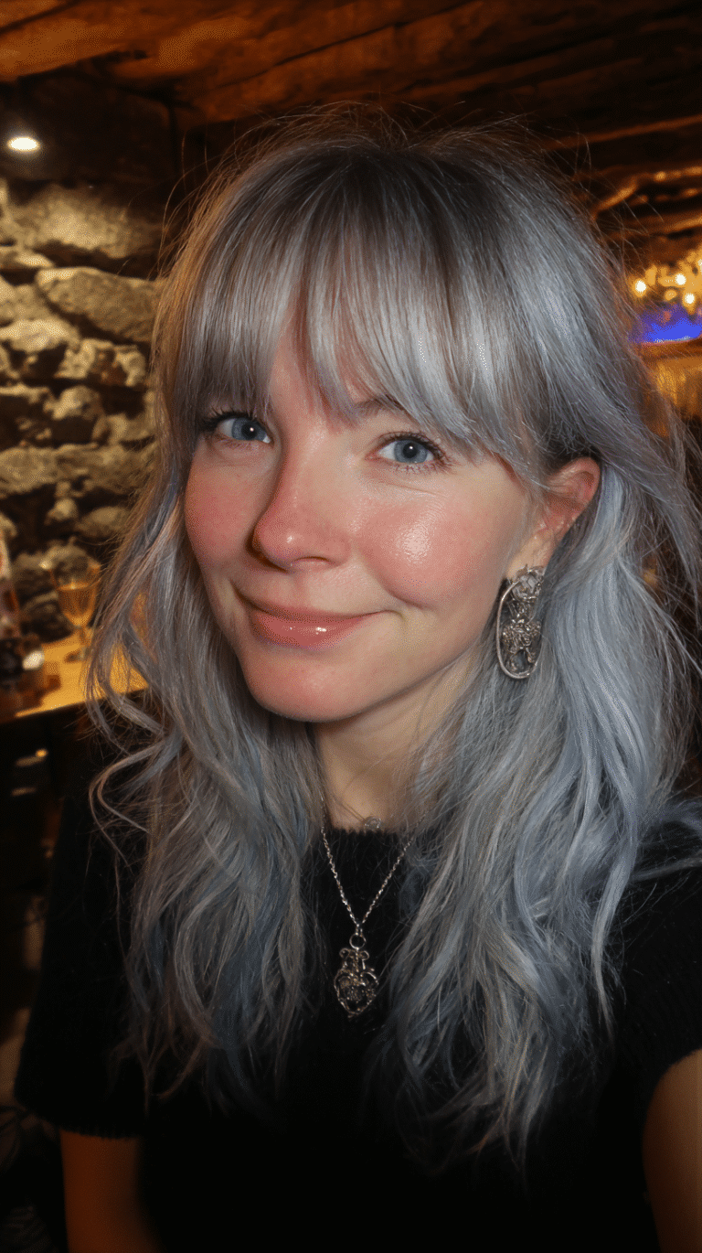 31 Grey Highlights on Dark Hair That Are Drop-Dead Gorgeous