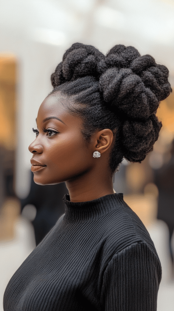 27 Up Do Hairstyles for Black Women That Radiate Elegance